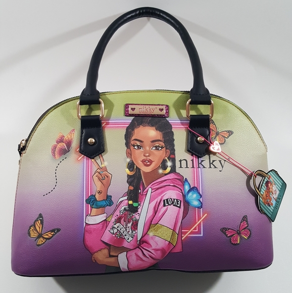 Nikky by Nicole Lee | Bags | Nikky By Nicole Lee Dome Handbag Purse ...